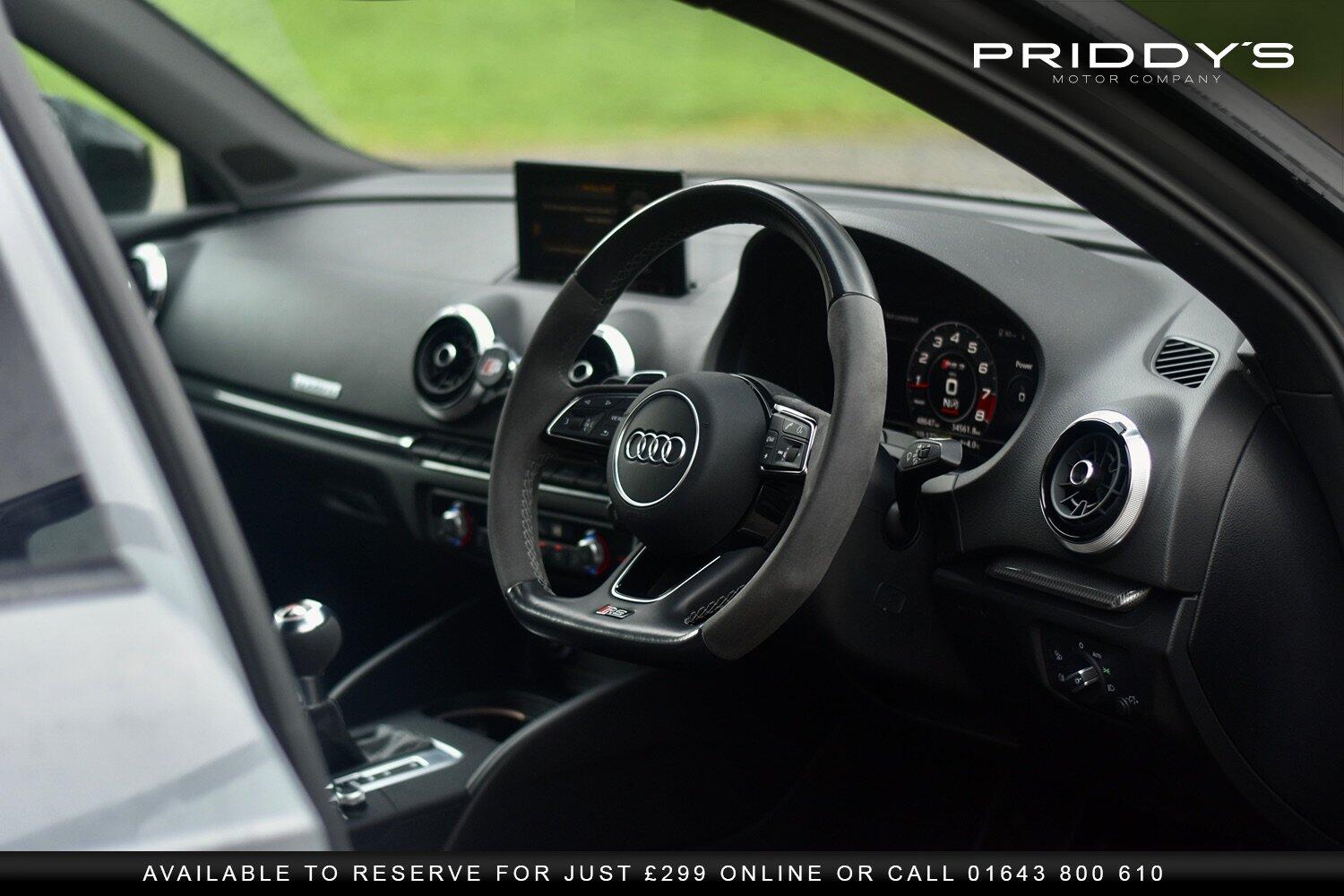 SOLD - Used AUDI RS3 2017 Grey in Minehead, Somerset | Priddys Motor ...